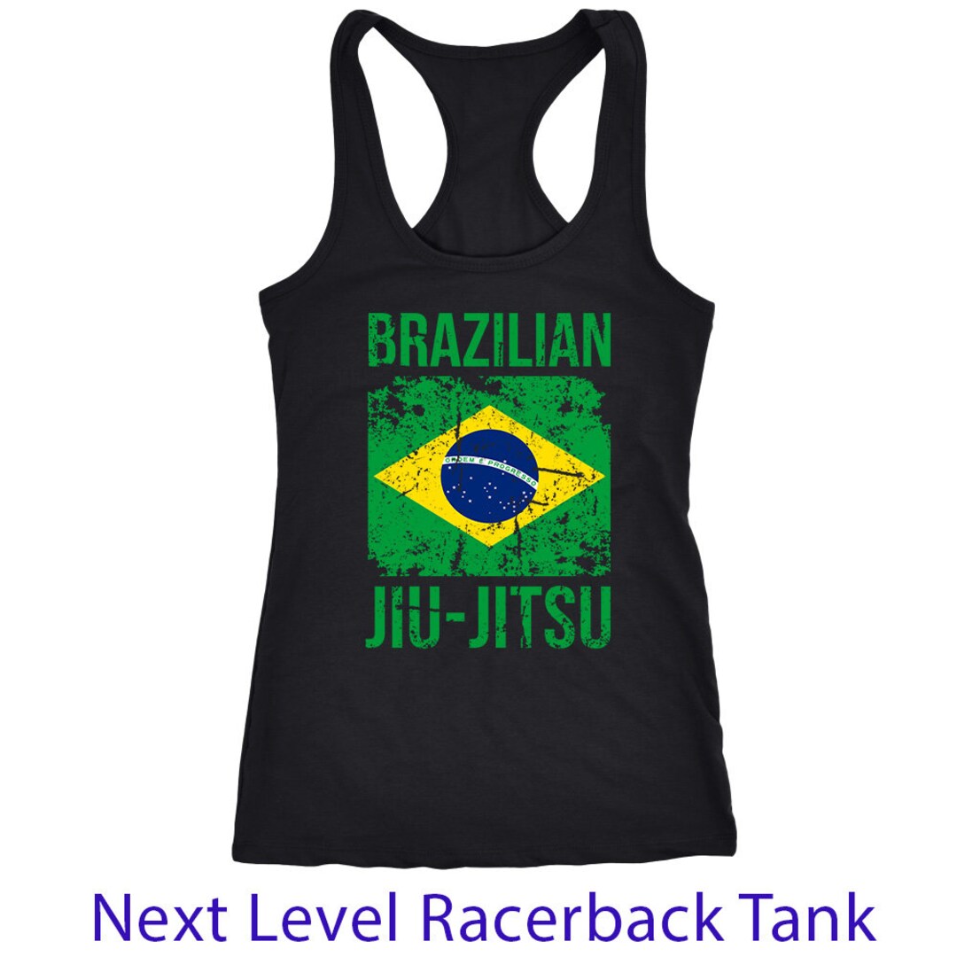 BJJ Brazilian Jiu Jitsu Flag Gift, Birthday Present, Racerback, Tank ...