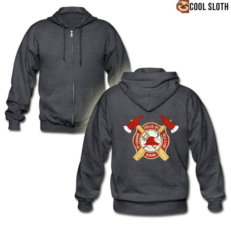 Firefighter Hoodie - Etsy