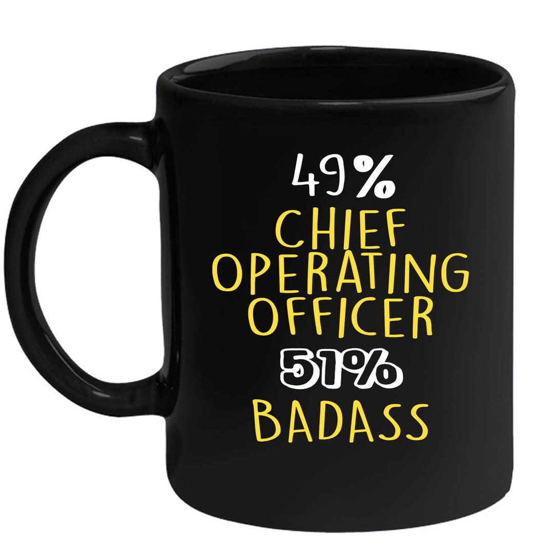 Mug for Chief Operating Officer Gift for Chief Operating Officer Black ...
