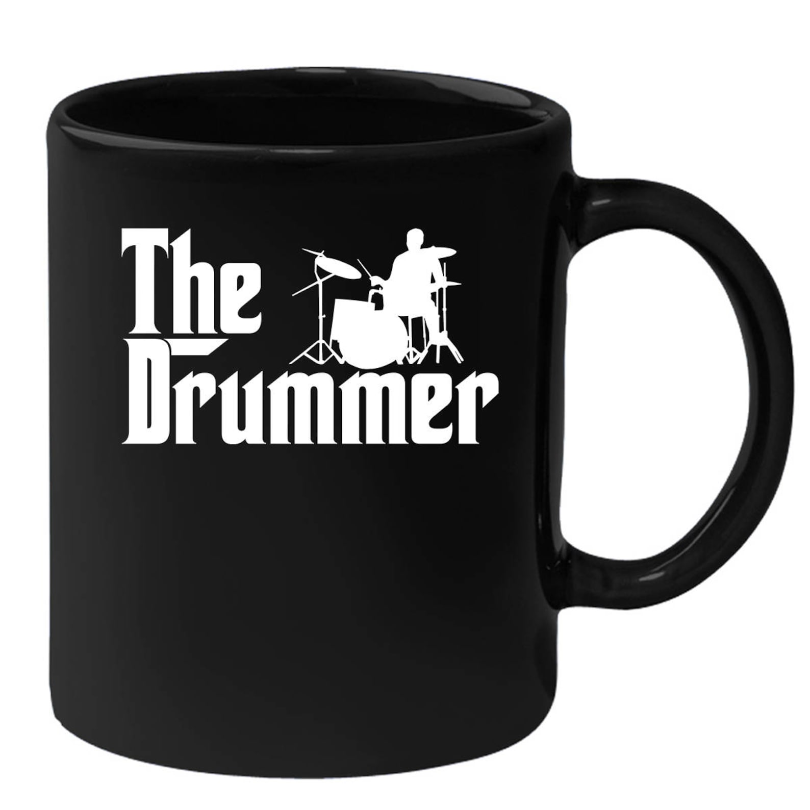 Drummer, Drummer Gift - the Drummer - Black Coffee Mug, Tea Cup for ...