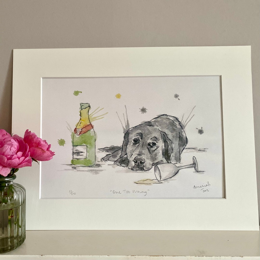 One Too Many Print - Etsy