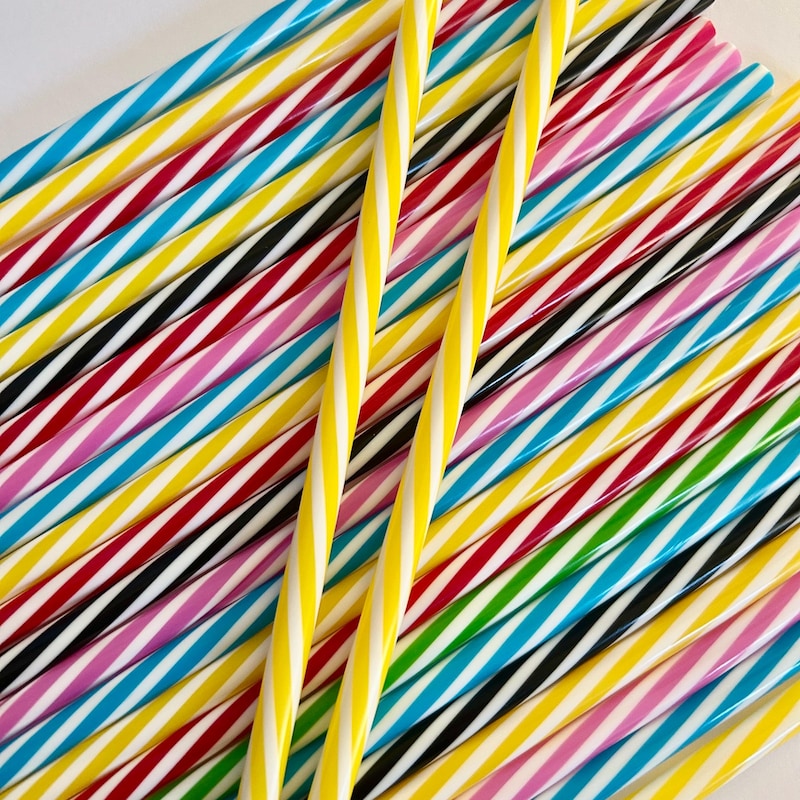 Pink Straw Plastic Reusable - Etsy UK