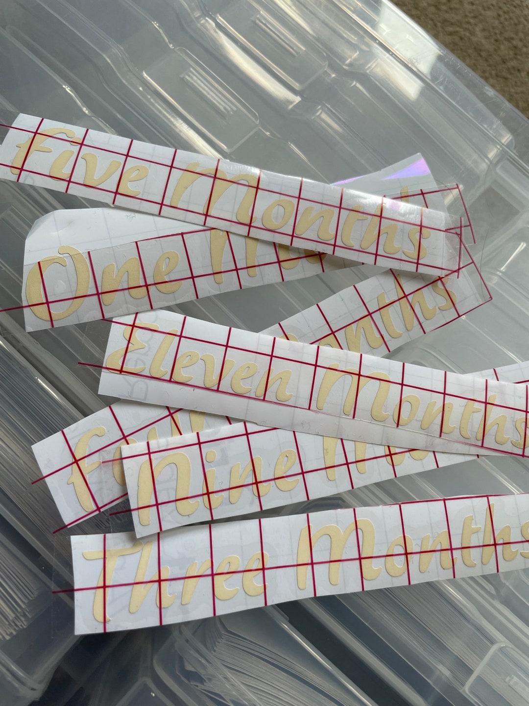 Personalised Photo Box Vinyl Label Replacements | Decals | Organisation ...