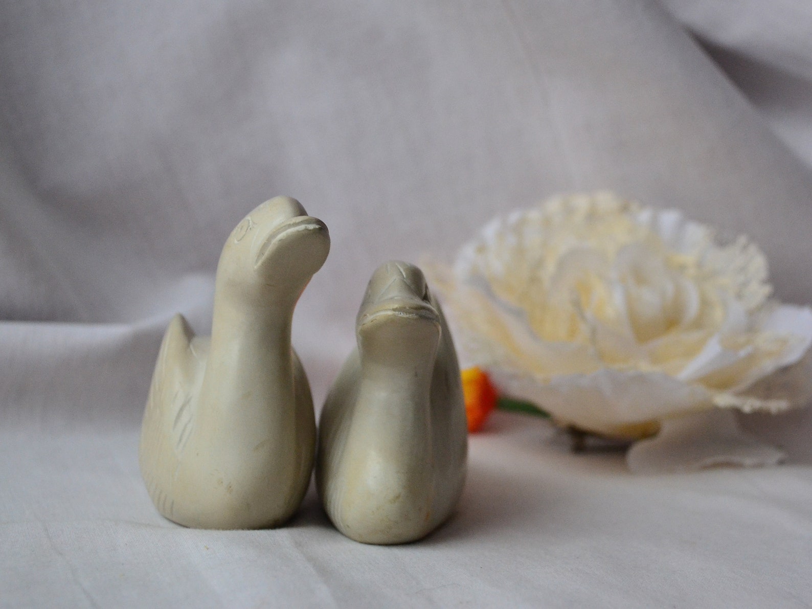 Vintage Soapstone Carved Swans Pair Hand Carved Swans Soap | Etsy