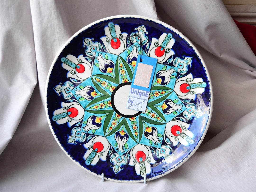Handmade Large Turkish Wall Hanging Plate Decorative Plate Anadolu El ...