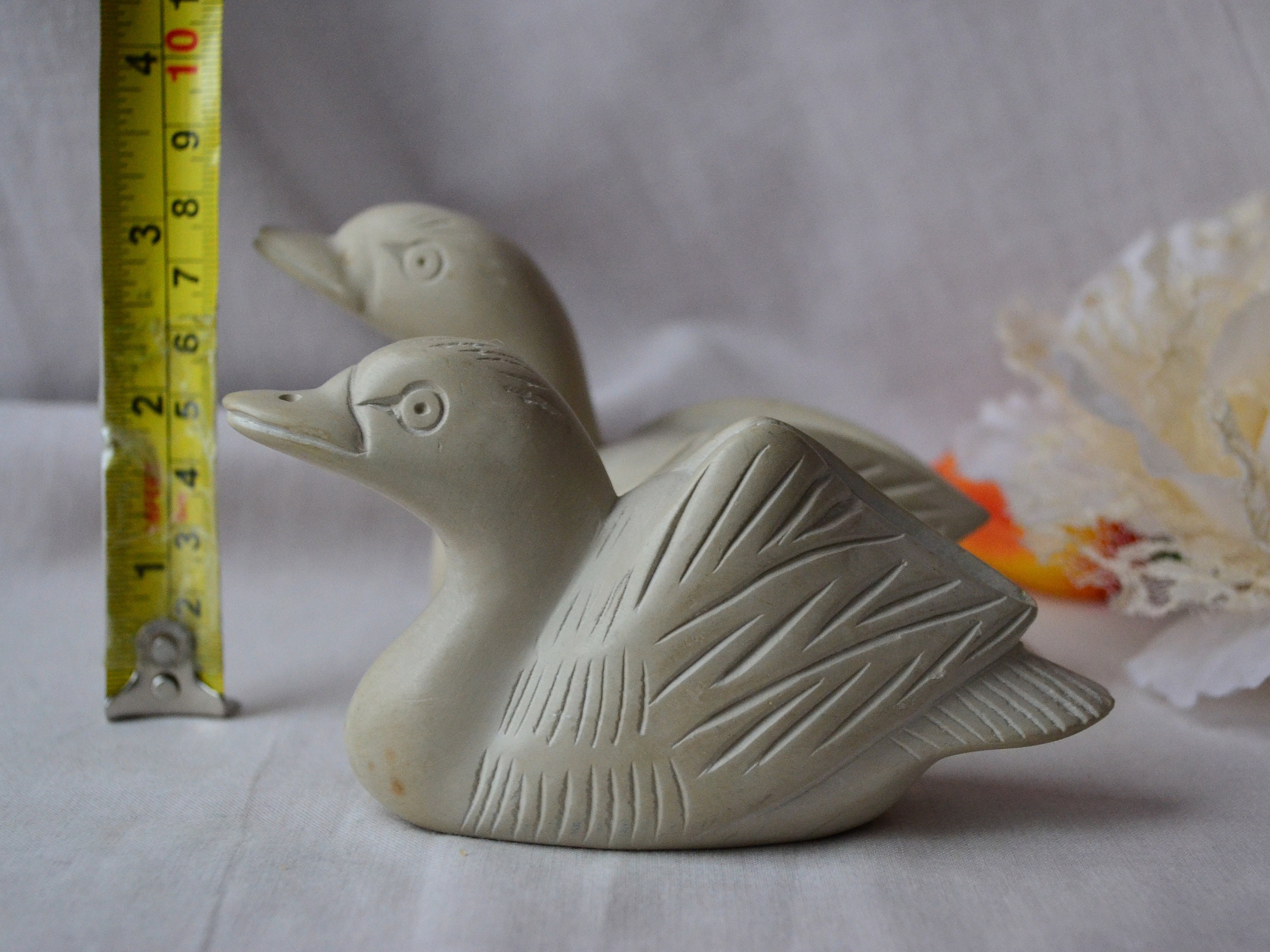Vintage Soapstone Carved Swans Pair Hand Carved Swans Soap - Etsy