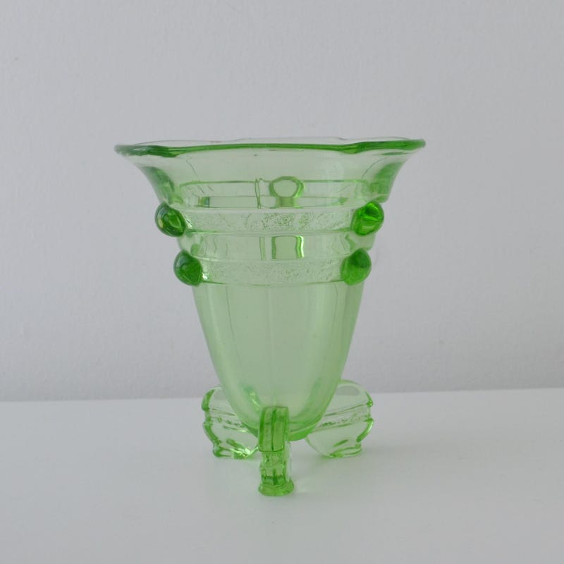 Uranium Vase Art Deco - Etsy UK