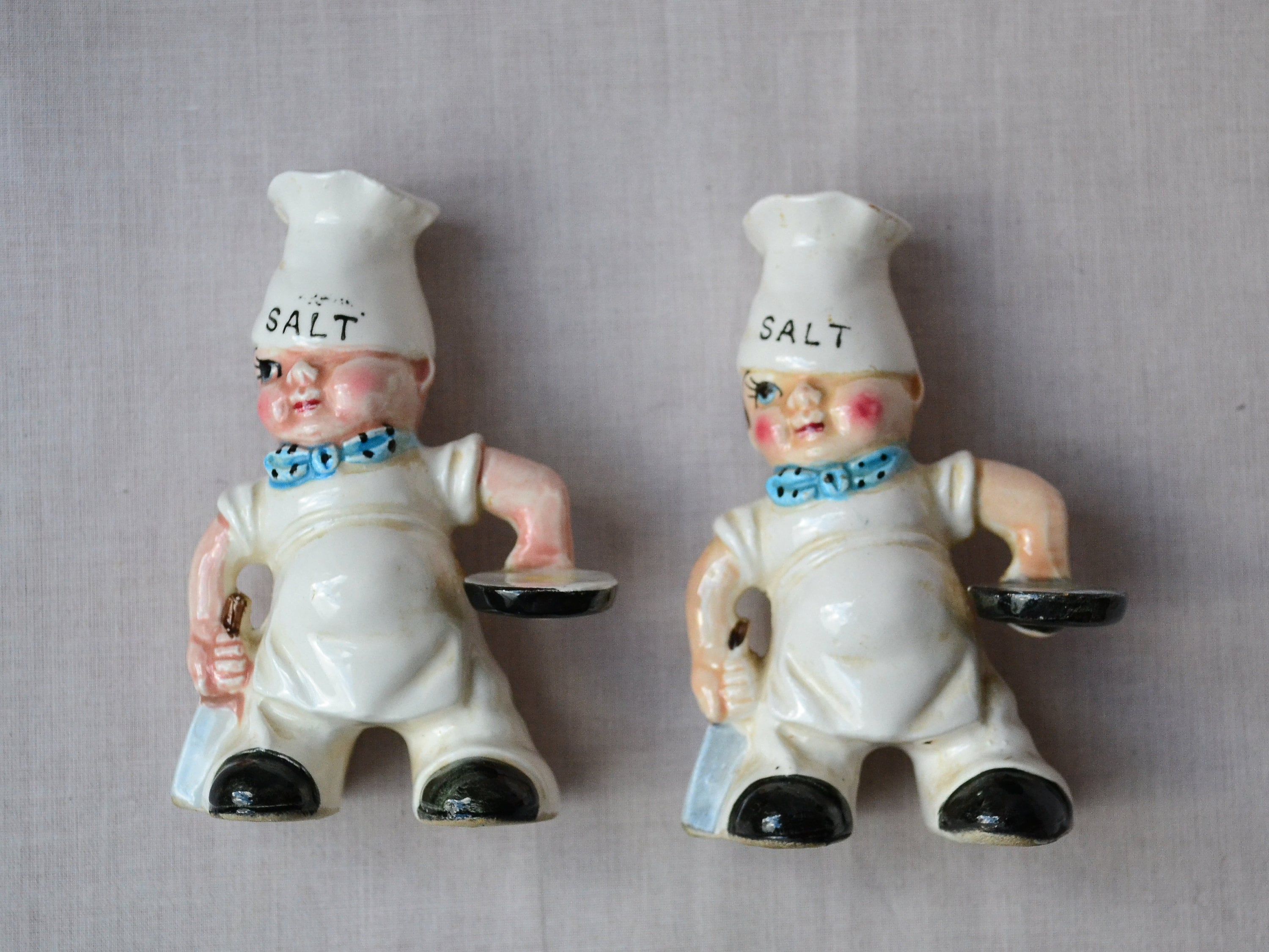 Salt Shaker Chef Salt Shaker Single Salt Shaker Chef Figurine - Etsy