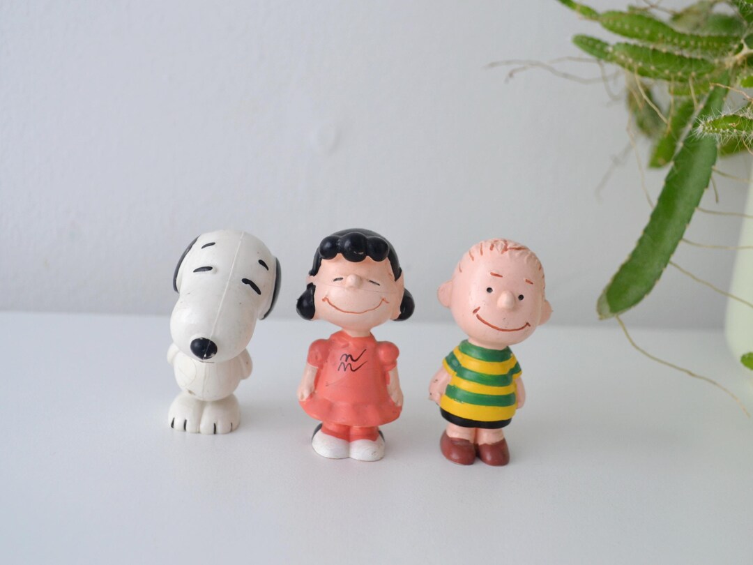 Vintage Peanuts Trio 1966 | Snoopy + Lucy + Charlie Brown | Original ...