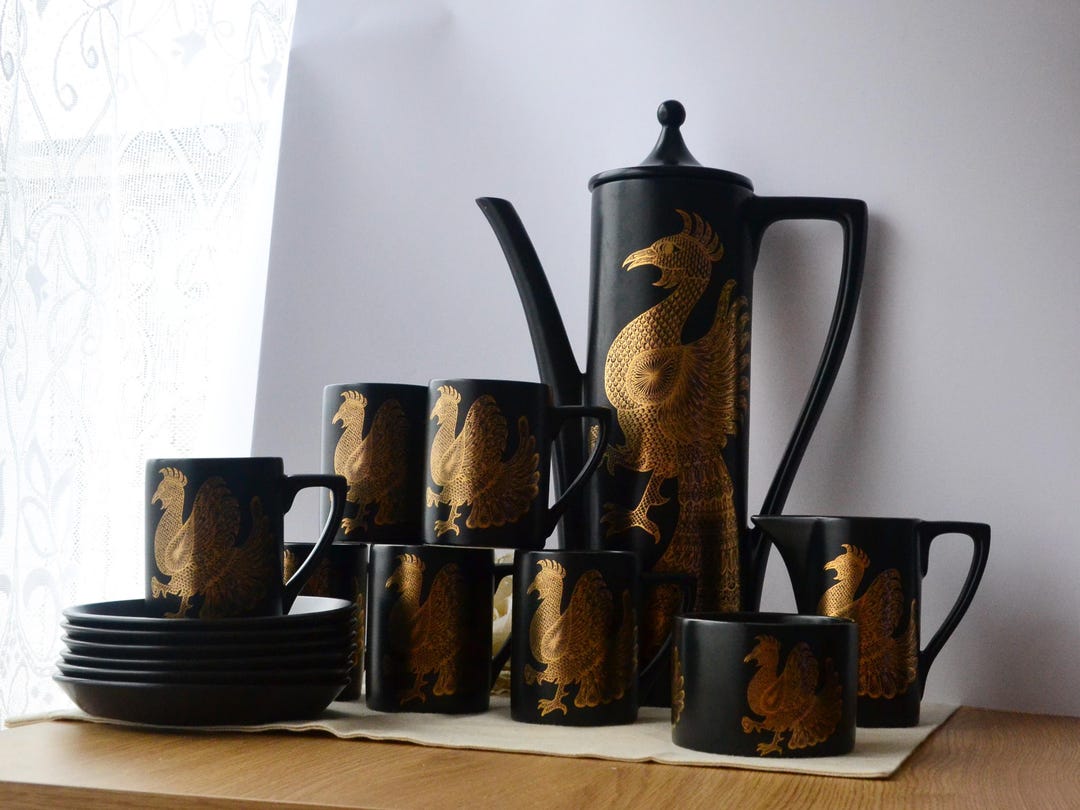 Portmeiron Phoenix Vintage Coffee Set John Cuffley Stoke-on-trent ...
