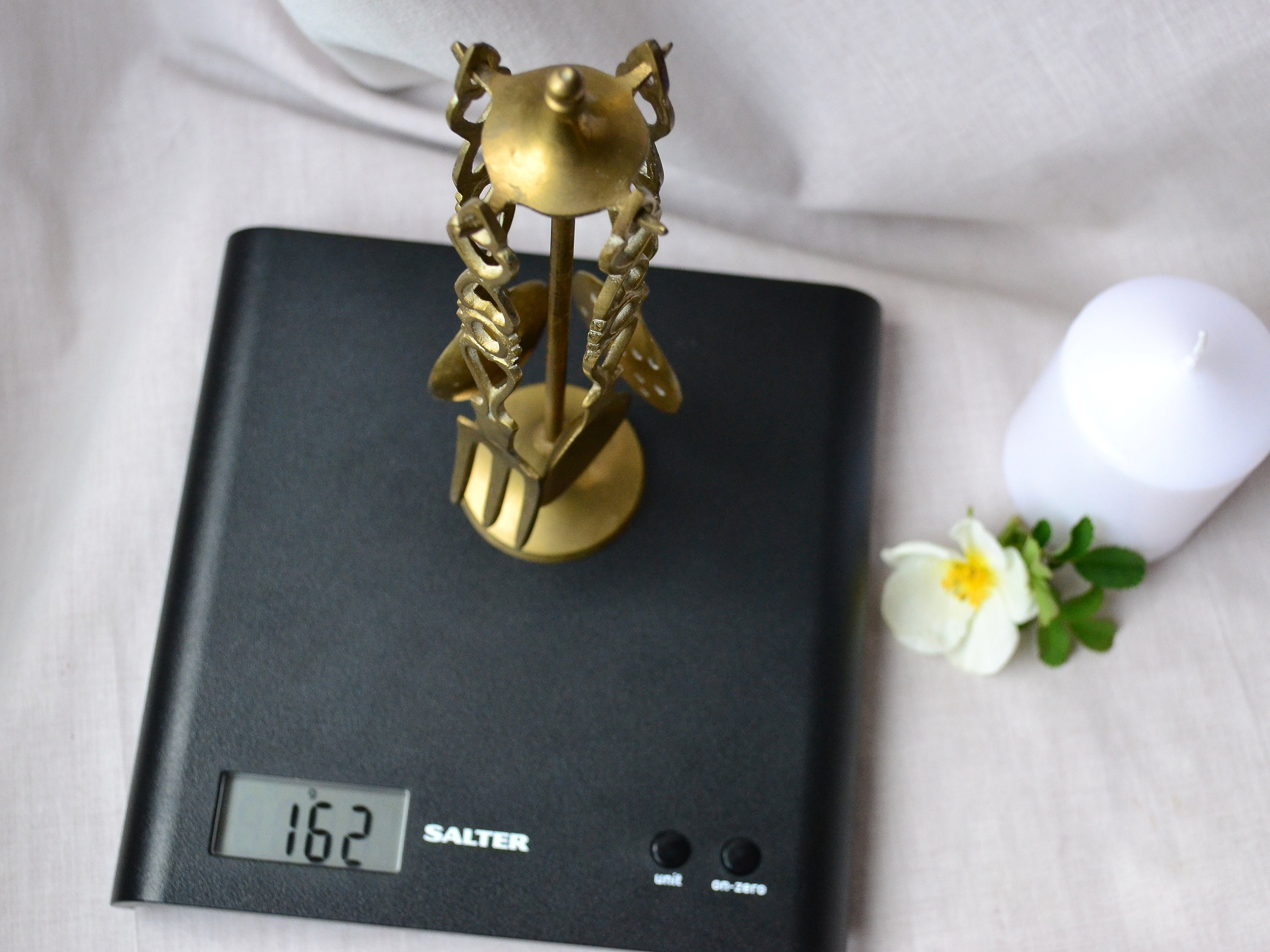 Vintage Mini Brass Kitchen Tools on Stand Set of 4 Brass Fork - Etsy