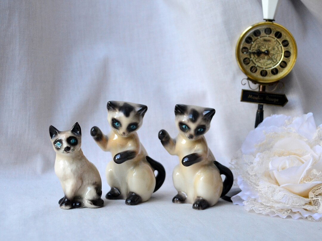 Goebel German Porcelain Cat Figurine Small Porcelain Cat Ornament ...