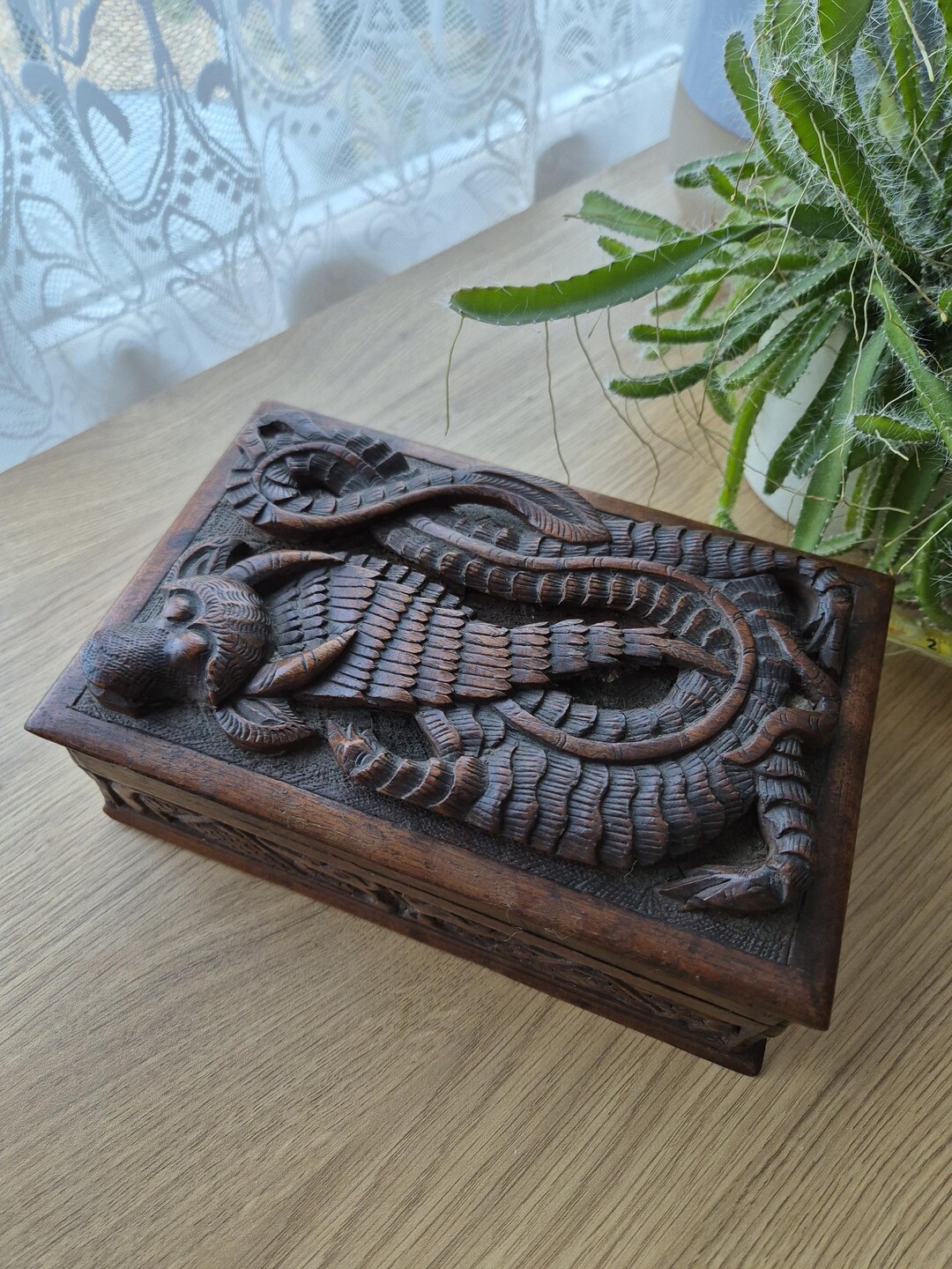 Chinese Box Dragon Hand Made Wooden Box Chinese Jewellery Box Chinese ...