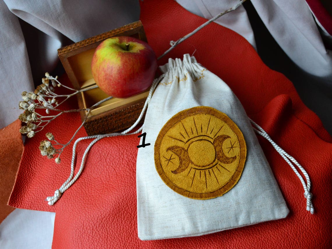 Tarot Bag Moon Tarot Purse Sun Tarot Runes Sun Bag Tarot Pouch - Etsy