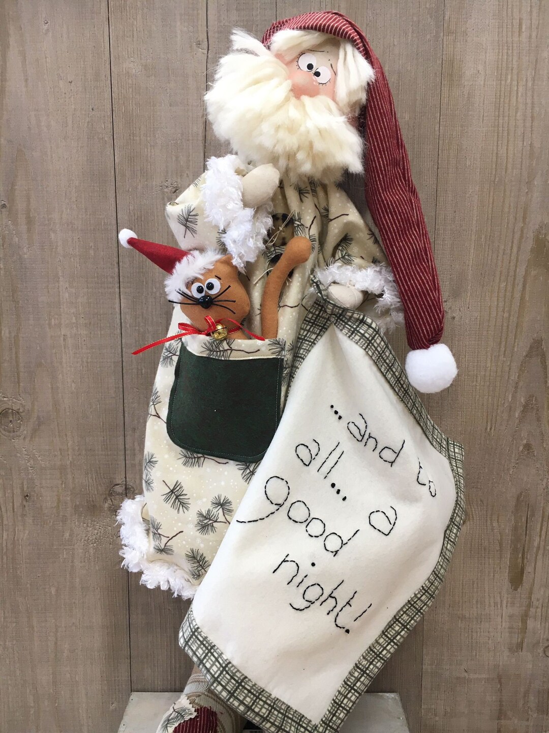 Goodnight Santa Sewing Pattern - Etsy