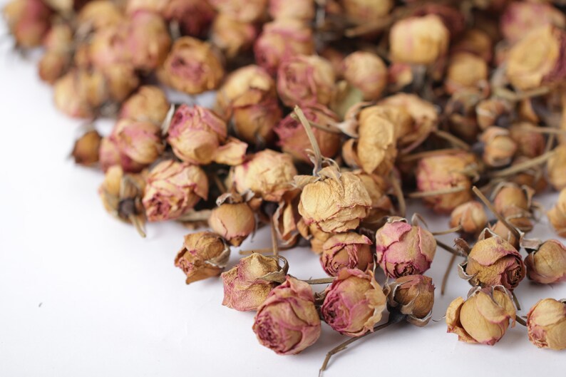 Rosebud Natural Dried Aged Roses Dried Tiny Rose Rose Color | Etsy