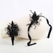 Black Goth Corsage, Gothic Wedding Corsage, Black Corsage, Black Flower ...
