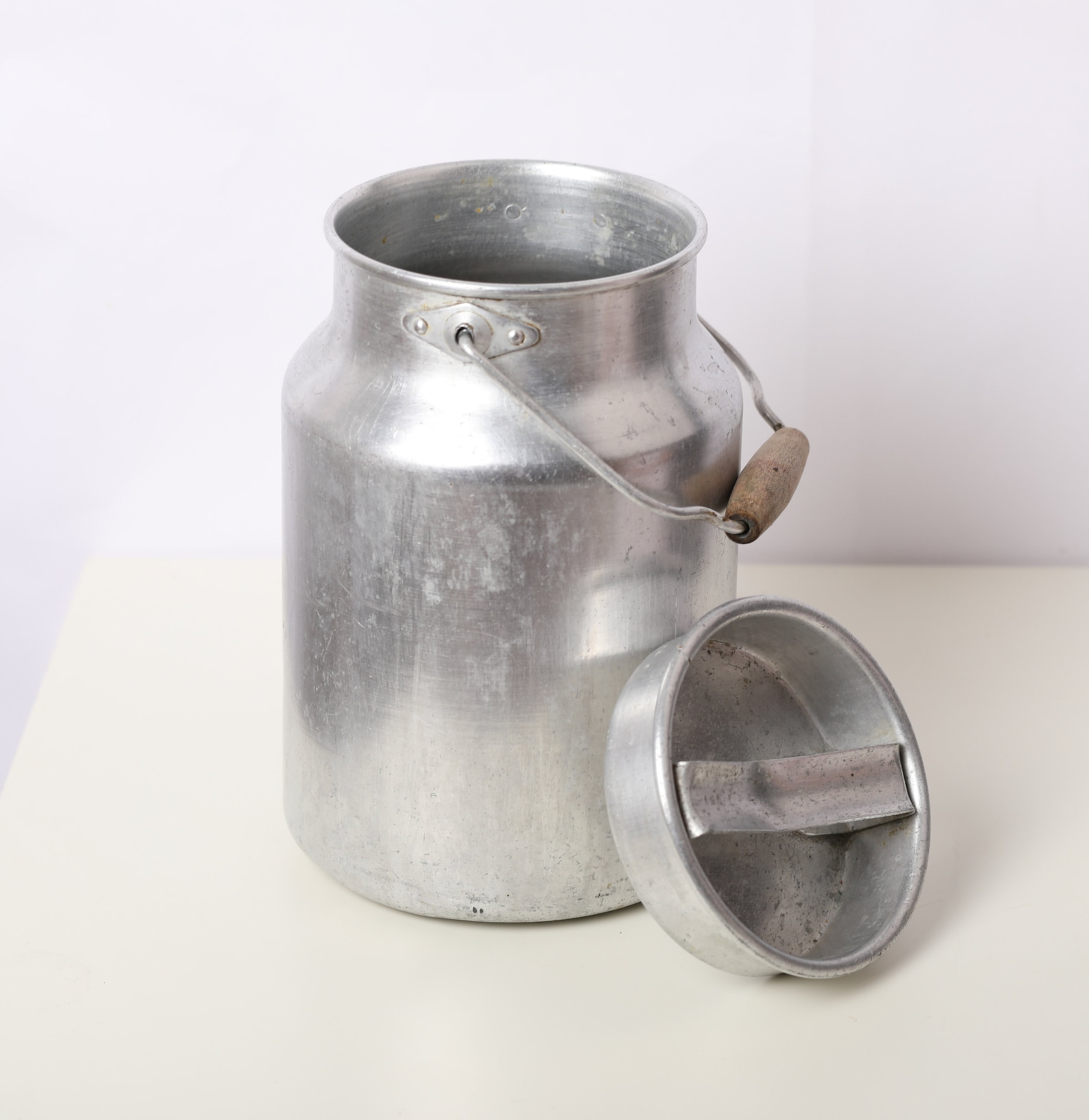 Large Soviet Aluminum Milk Can With Lid Vintage Kitchen Farmhouse Decor ...