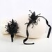Black Goth Corsage, Gothic Wedding Corsage, Black Corsage, Black Flower ...