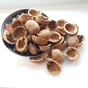 Organic Natural Walnut Shell Halves Round Natural Light Walnut Halves ...