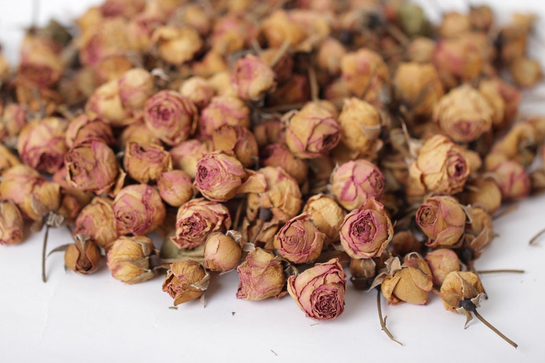 Rosebud Natural Dried Aged Roses Dried Tiny Rose Rose Color | Etsy