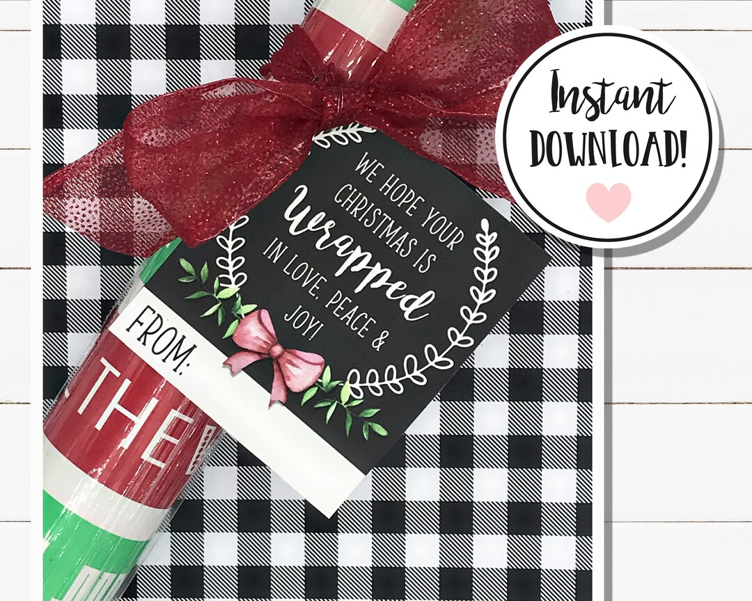 Wrapping Paper Gift Tags DIGITAL DOWNLOAD - Etsy