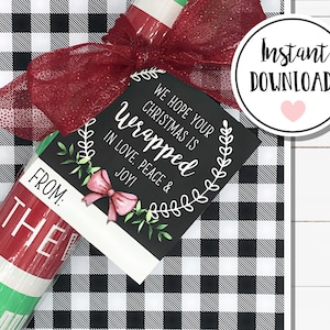 Wrapping Paper Gift Tags DIGITAL DOWNLOAD - Etsy