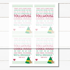 Cookie Dough Christmas Gift Tags - Etsy