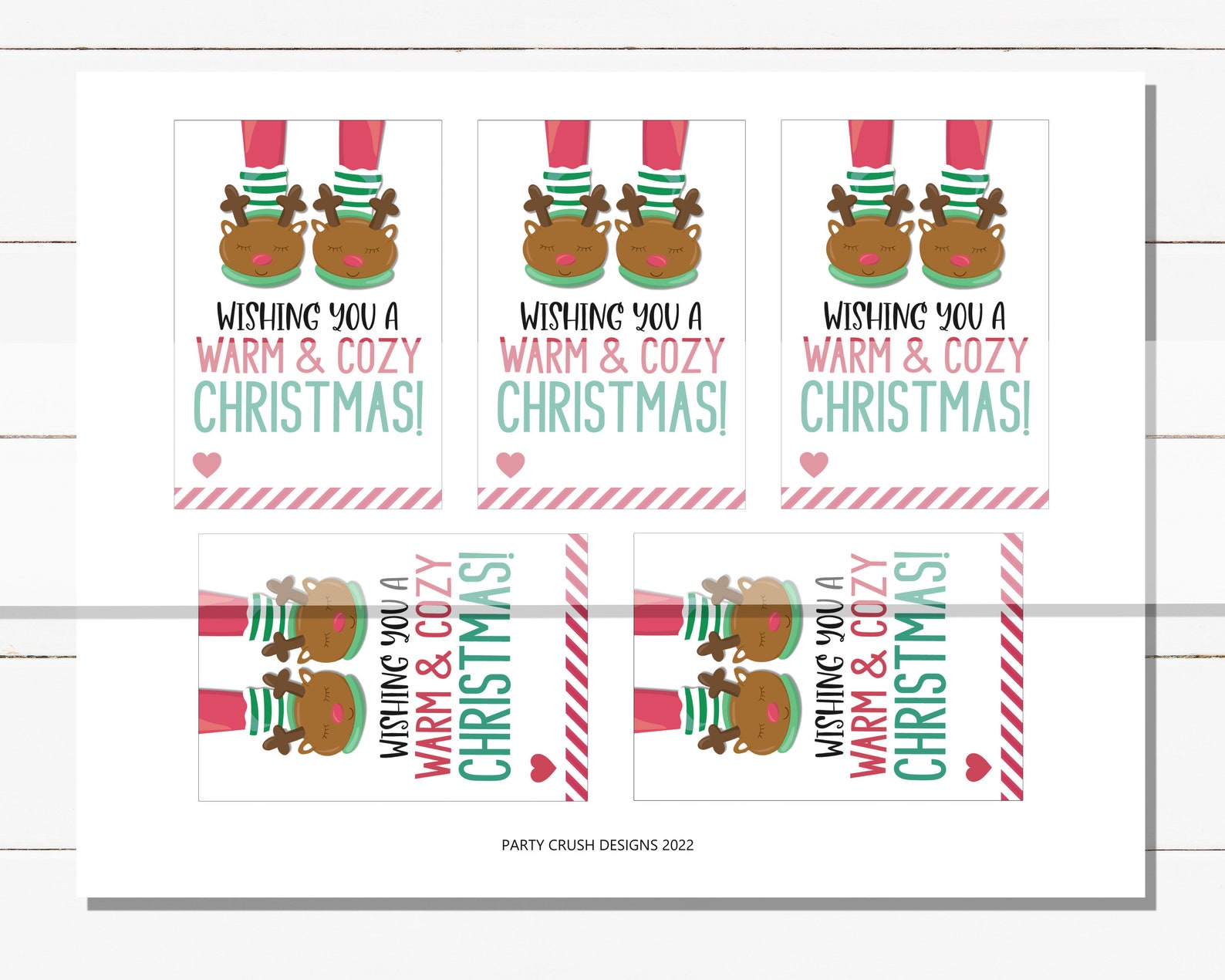 Christmas Socks Gift Tags DIGITAL DOWNLOAD - Etsy