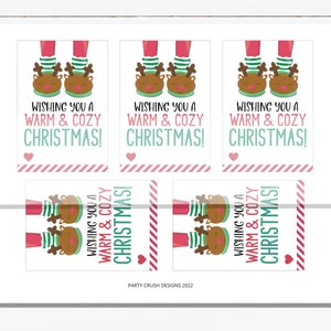 Christmas Socks Gift Tags DIGITAL DOWNLOAD - Etsy