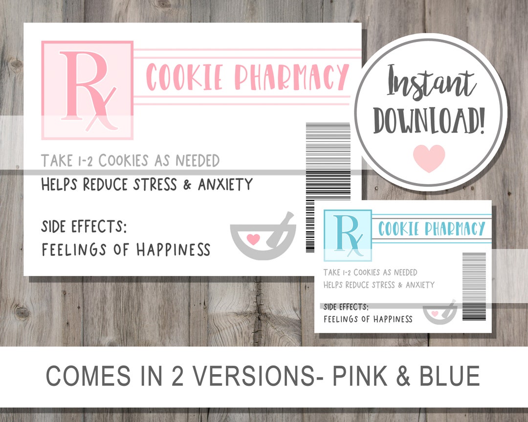 Cookie Prescription DIGITAL DOWNLOAD - Etsy