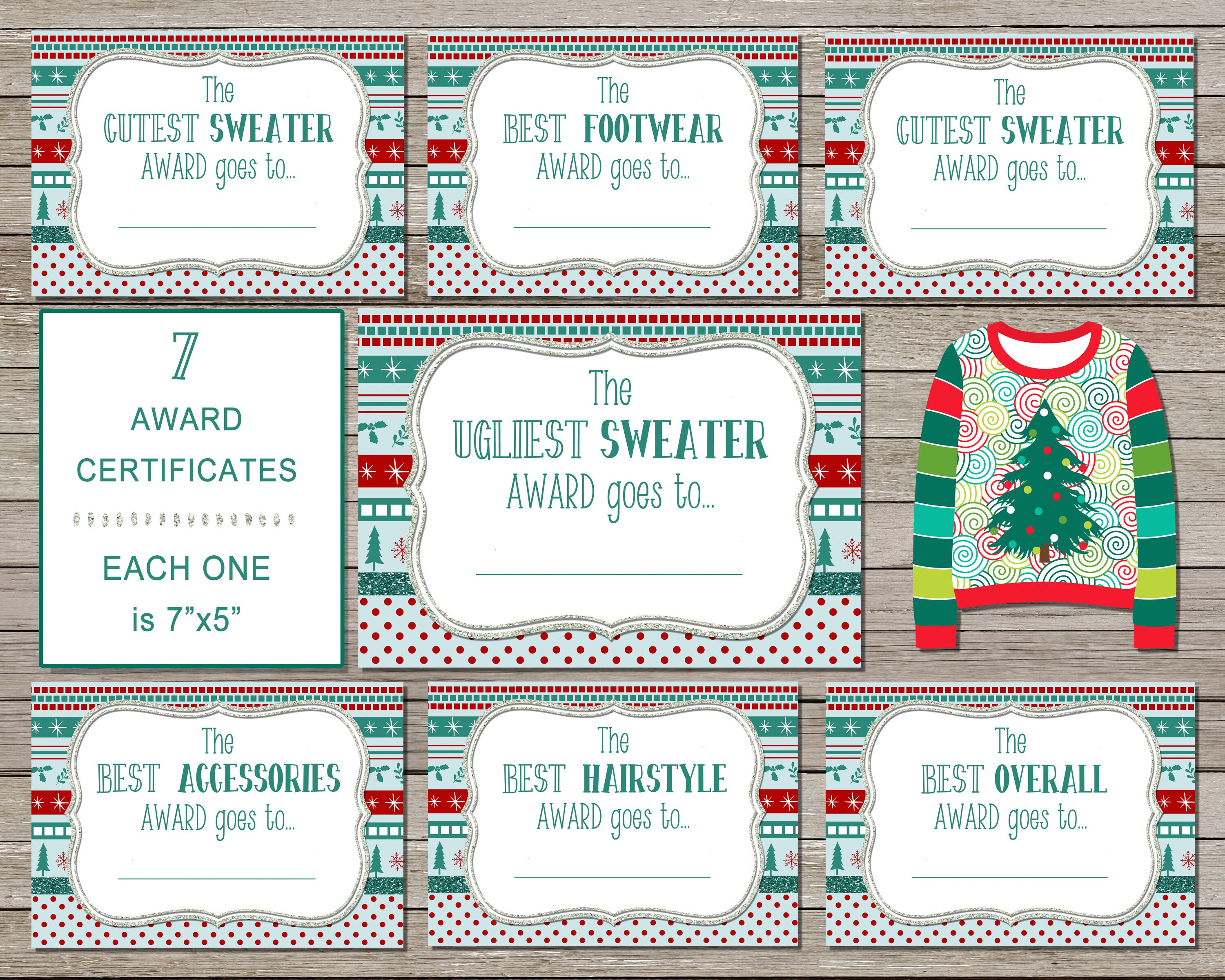 Ugly Sweater Party PRINTABLE TÉLÉCHARGEMENTS NUMÉRIQUES - Etsy Canada