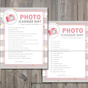 Photo Scavenger Hunt DIGITAL DOWNLOAD - Etsy