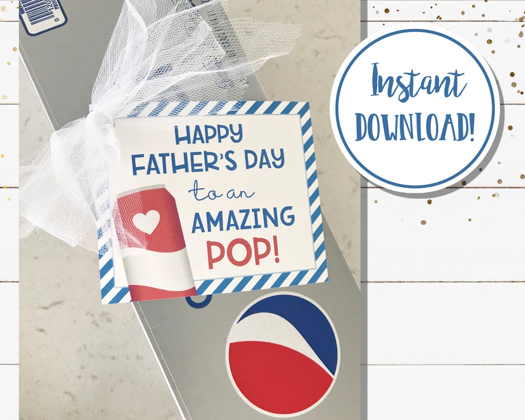 Happy Father's Day Pop Tags - Etsy