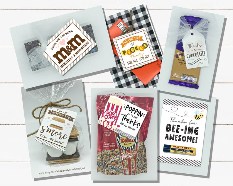 Thank You Treat/gift Tag Bundle DIGITAL DOWNLOAD - Etsy
