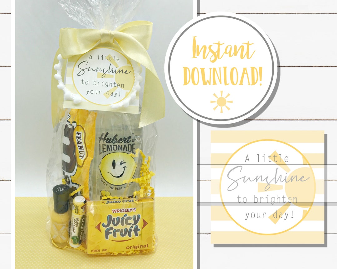 Sunshine Gift Tags DIGITAL DOWNLOAD - Etsy