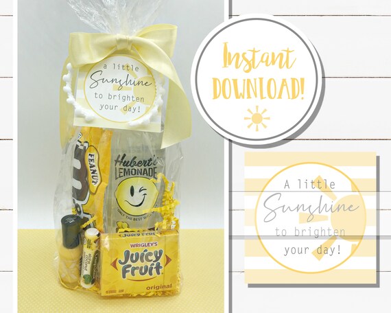 Sunshine Gift Tags DIGITAL DOWNLOAD - Etsy