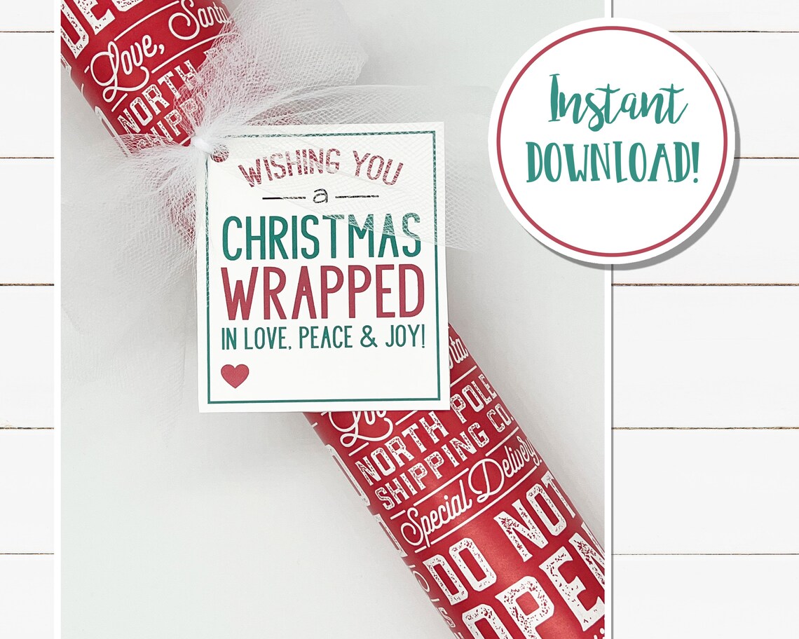 Wrapping Paper Gift Tags DIGITAL DOWNLOAD - Etsy