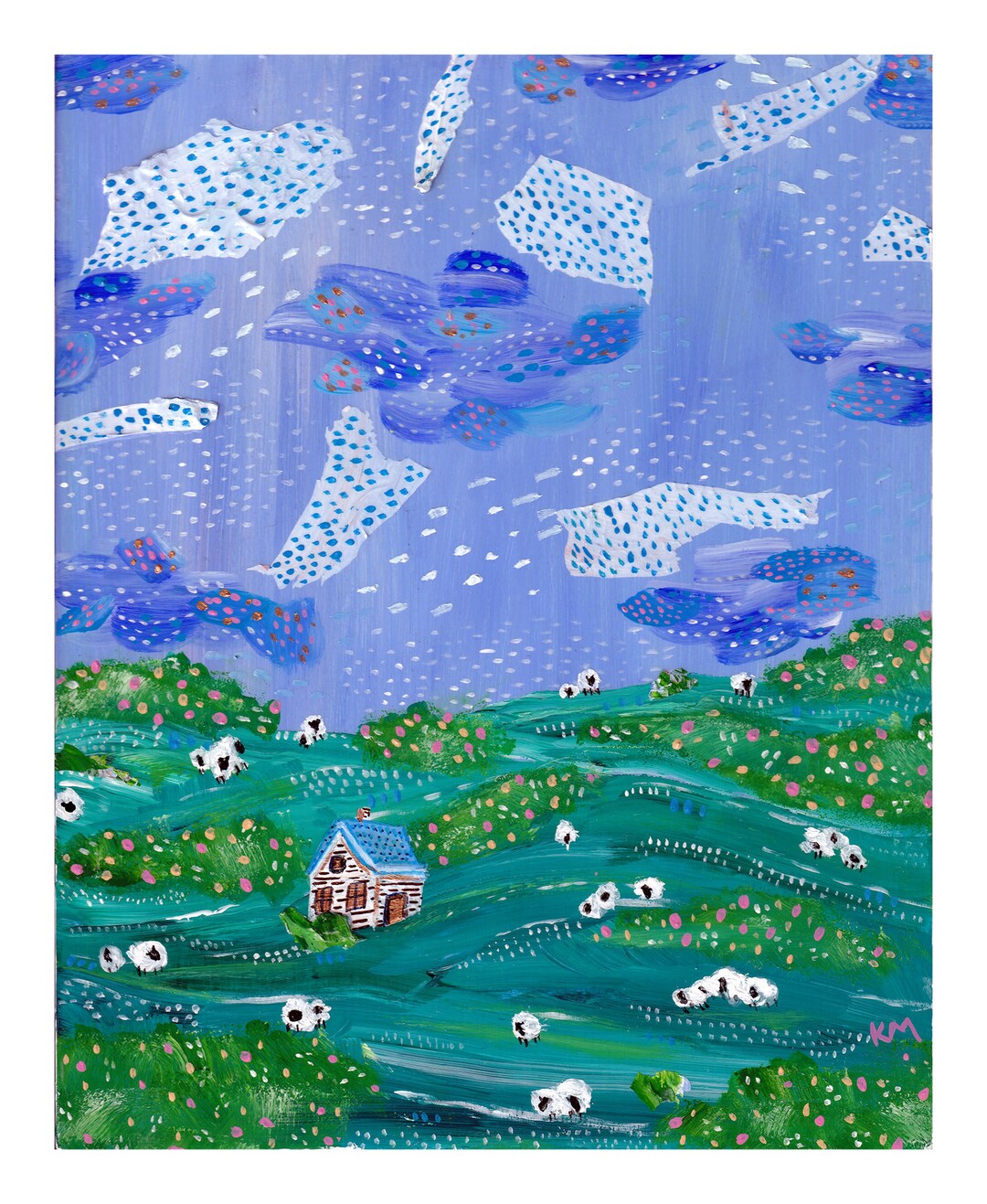 Sheepscape 3, Print, Multiple Sizes (framed Options Available), Limited ...