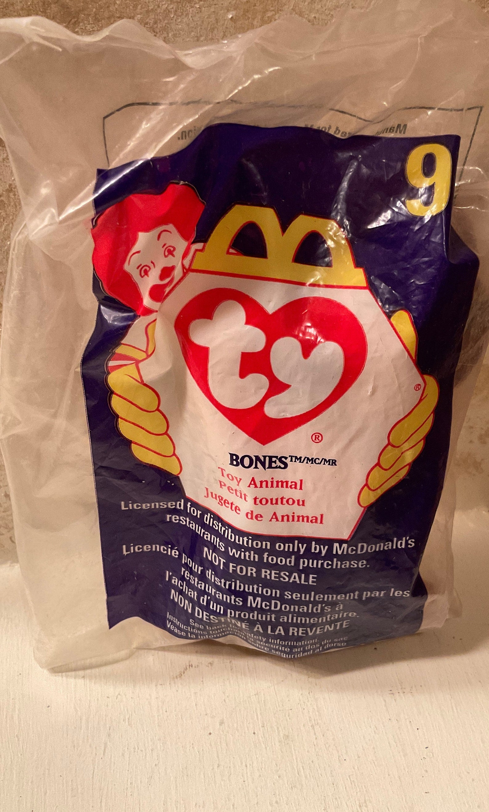 Ty Bones Mcdonalds Teenie Beanie Baby - Etsy