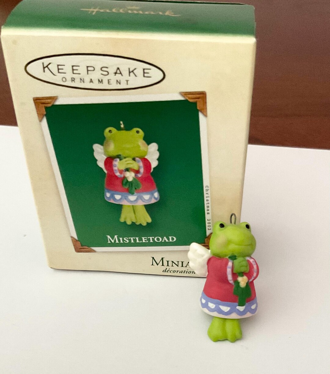 Hallmark Mistletoad Miniature 2002 - Etsy