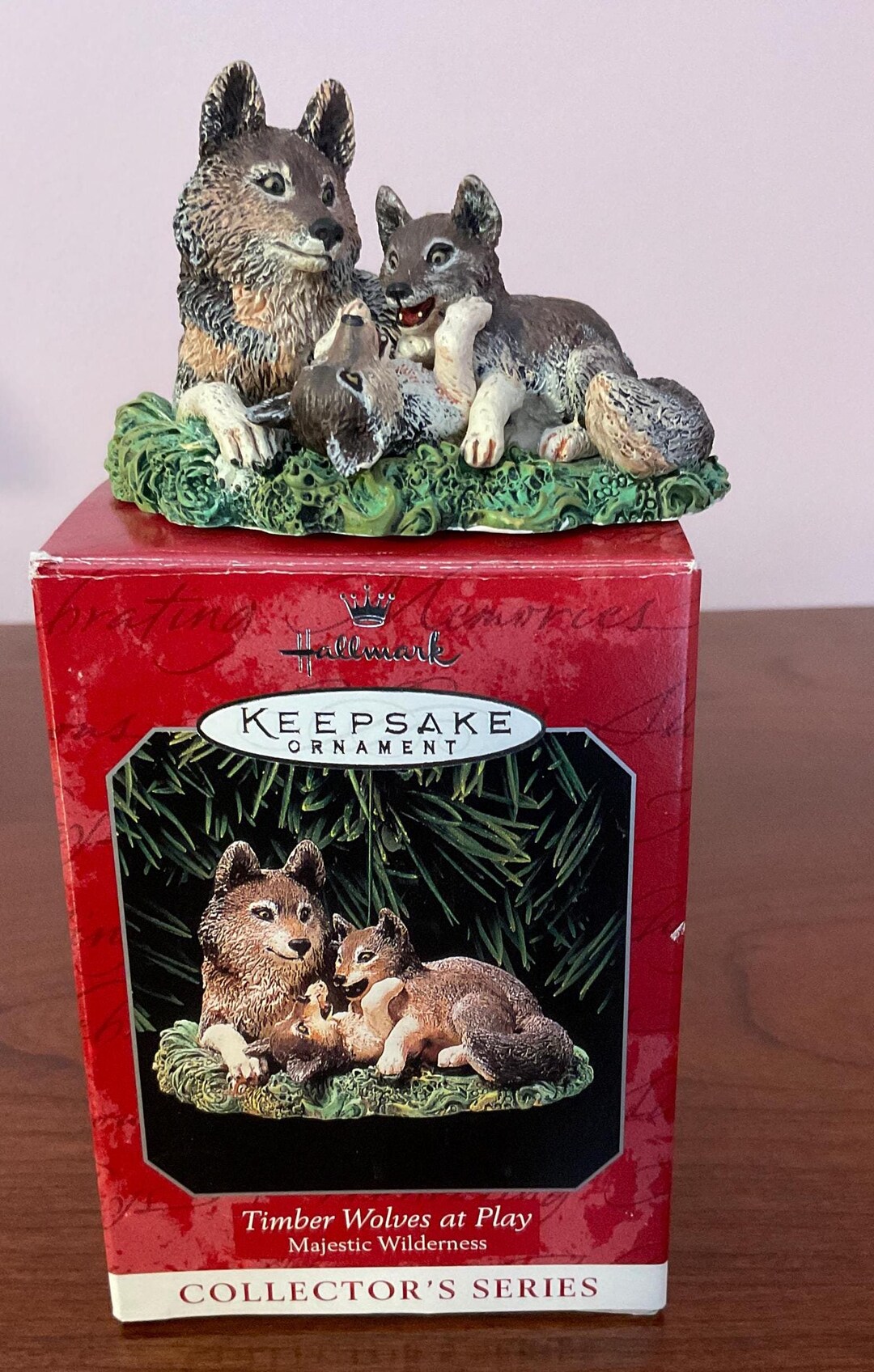 Hallmark Timber Wolves at Play 1998 - Etsy