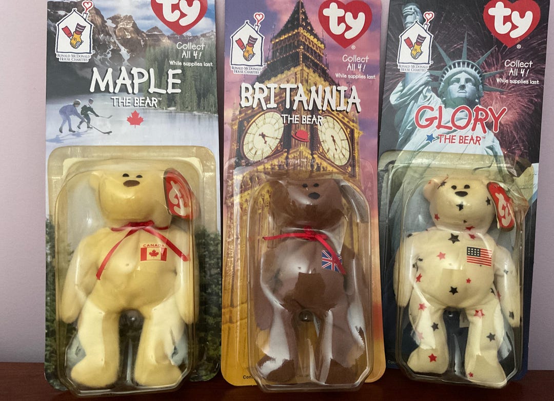 Ty Mcdonalds Bear Beanies Your Choice - Etsy Canada