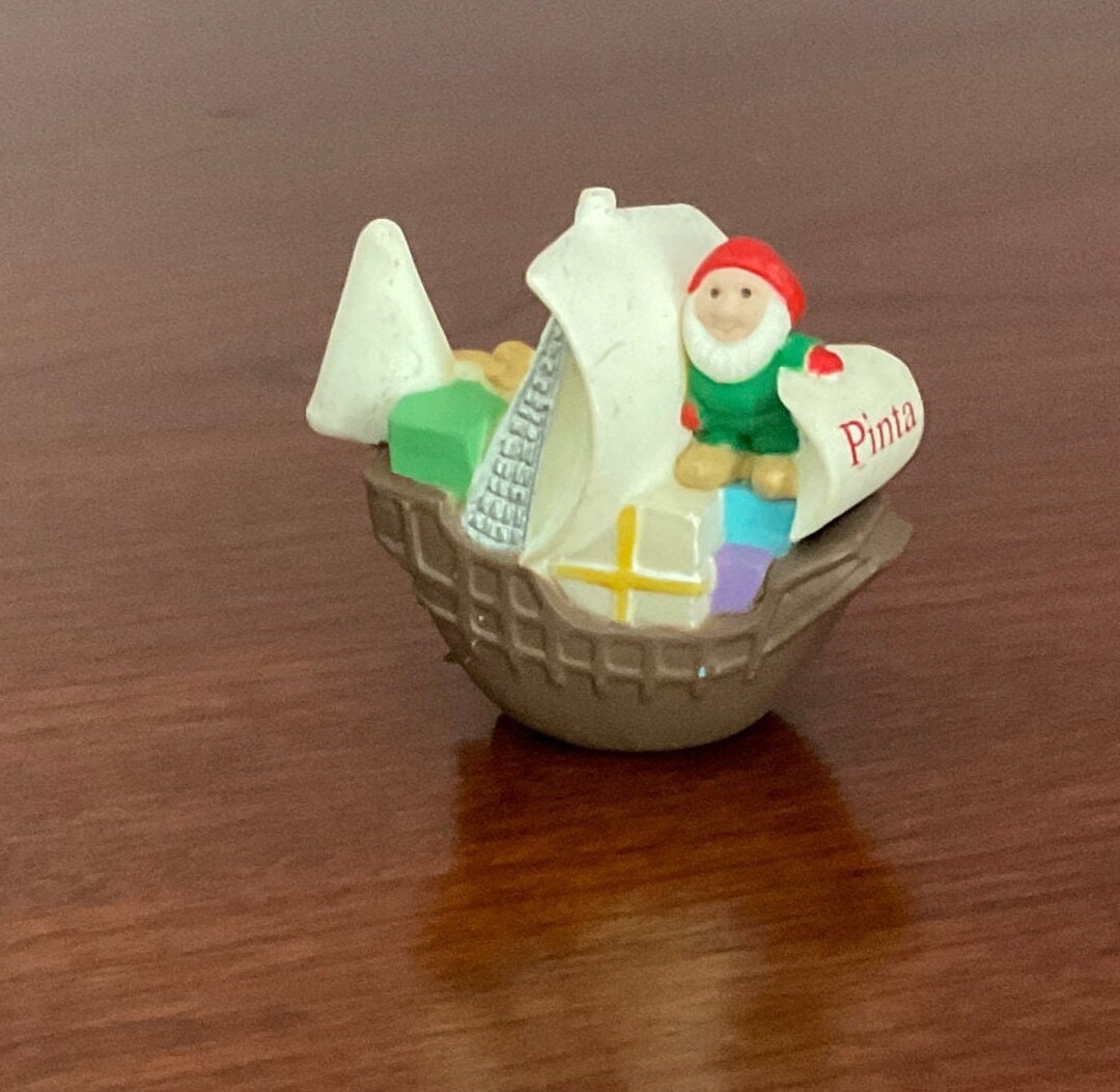 Hallmark Merry Miniature Ship Pinta - Etsy UK