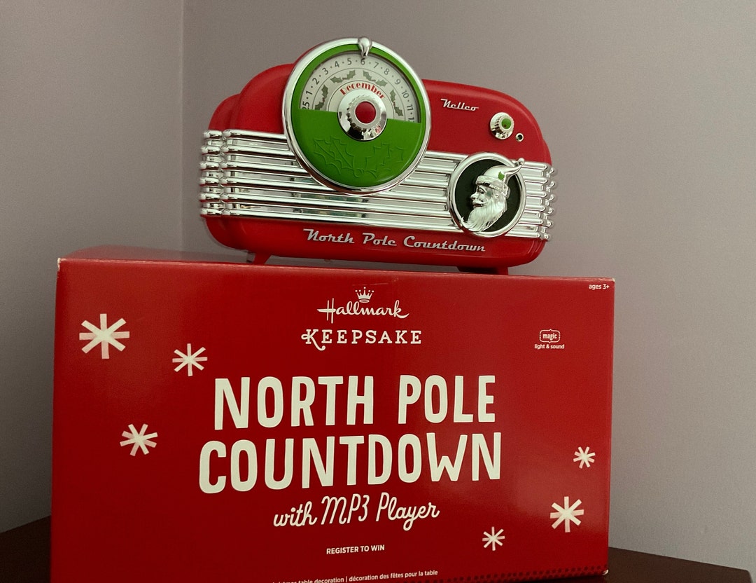 Hallmark North Pole Countdown With MP3 Player 2013 - Etsy