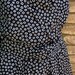 80s Does 40s Navy Blue St Michael Vintage Long Sleeve Belted Day Tea ...