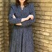 80s Does 40s Navy Blue St Michael Vintage Long Sleeve Belted Day Tea ...