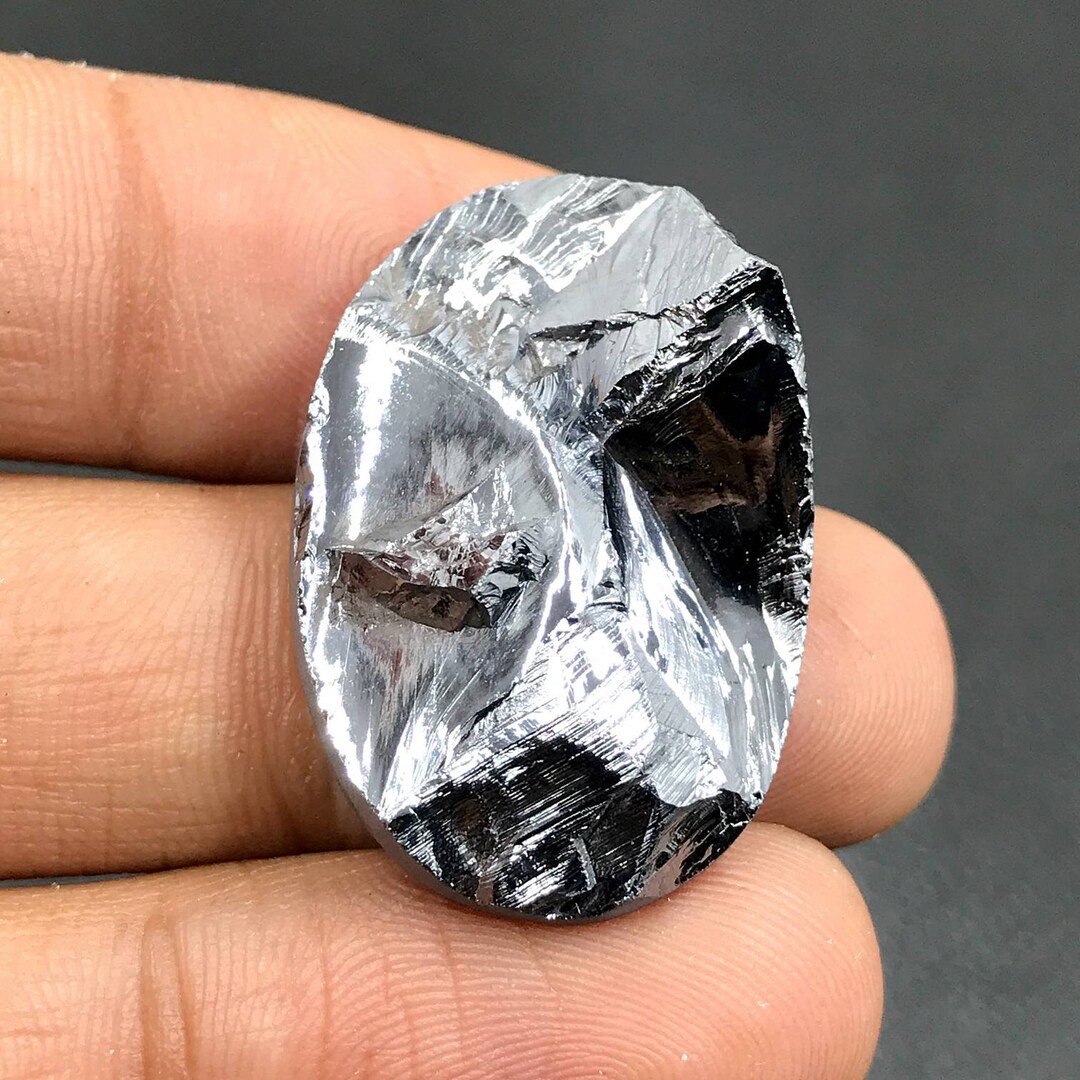 Terahertz Stone Cabochon.. Silicon Elite Shungite Cabochon...oval ...