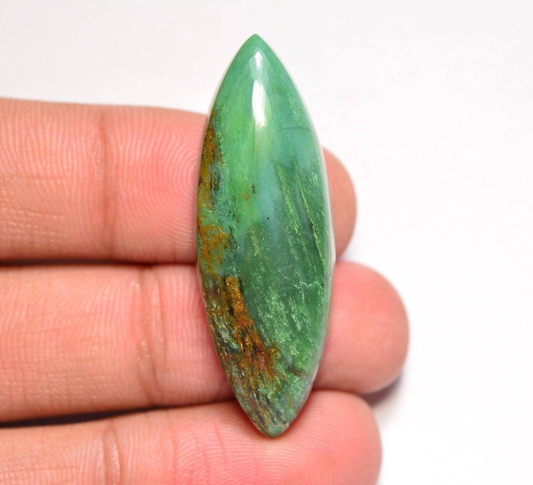 Gary Green Jasper Cabochon...larsonite Cabochon...marquise Cabochon ...
