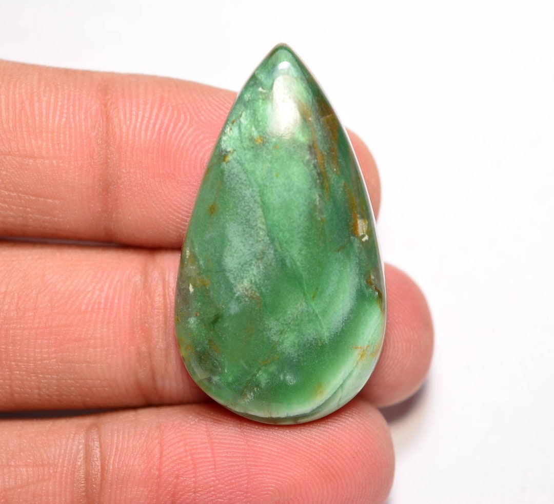 Gary Green Jasper Cabochon...larsonite Cabochon...pear Cabochon ...